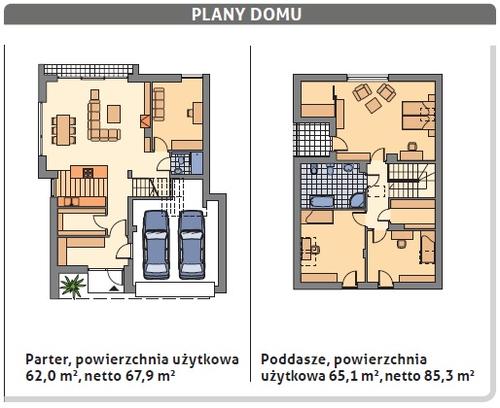 Domy na narożną działkę